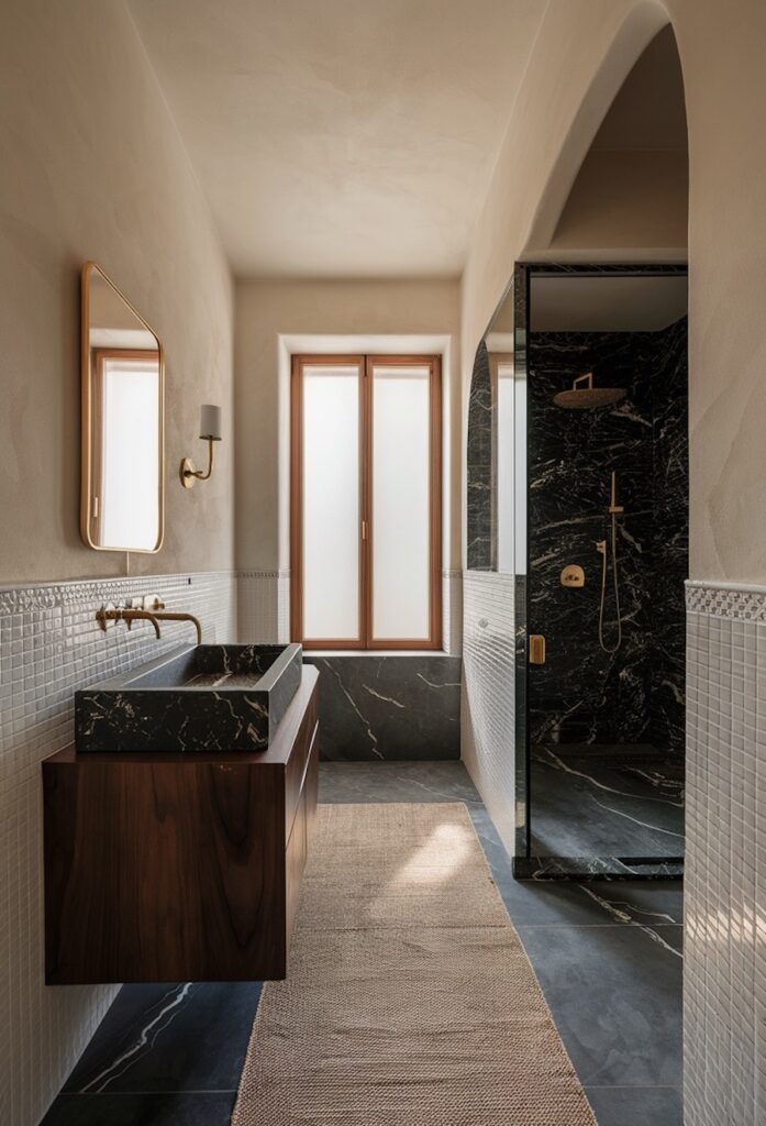 29+ Moody Bathroom Ideas That Are Elegant & Dreamy (2024)