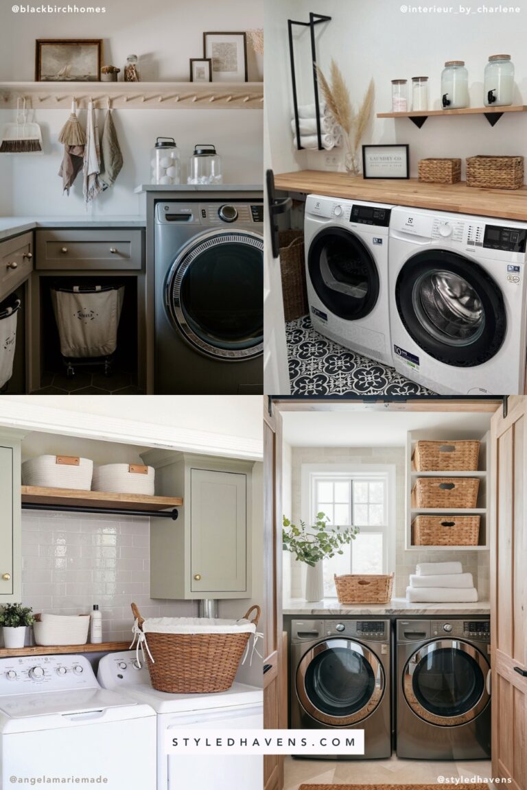 20+ Small Laundry Room Ideas That Maximize Function & Style!