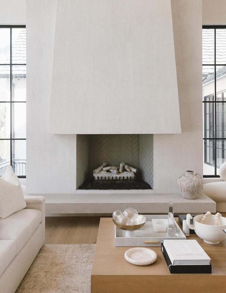 13+ Cozy Plaster Fireplace Ideas For Your Home (minimal & chic)