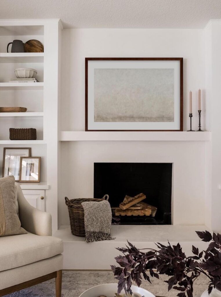 13+ Cozy Plaster Fireplace Ideas For Your Home (minimal & chic)