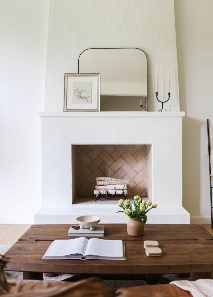 13+ Cozy Plaster Fireplace Ideas For Your Home (minimal & chic)