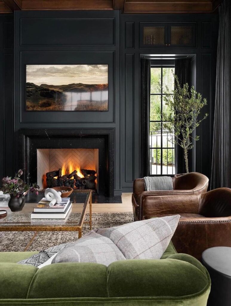 16+ Moody Living Rooms That Are Cozy & Sophisticated