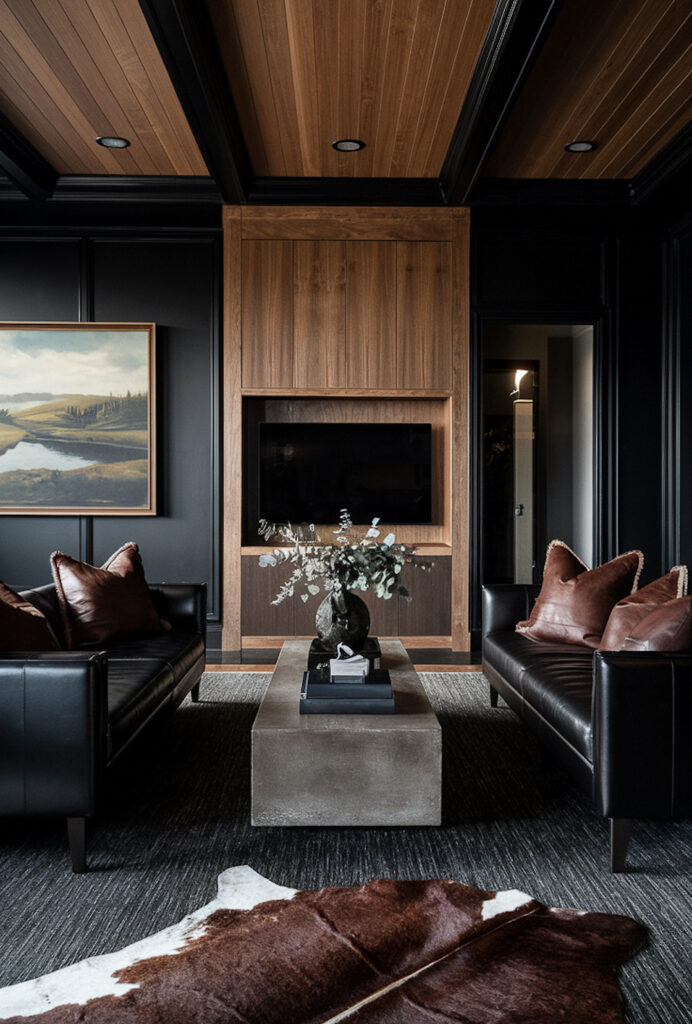 16+ Moody Living Rooms That Are Cozy & Sophisticated