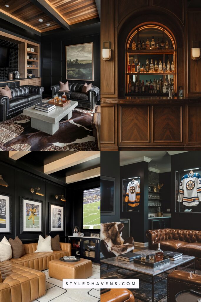 16+ Seriously Good Home Whiskey Lounge & Man Cave Ideas