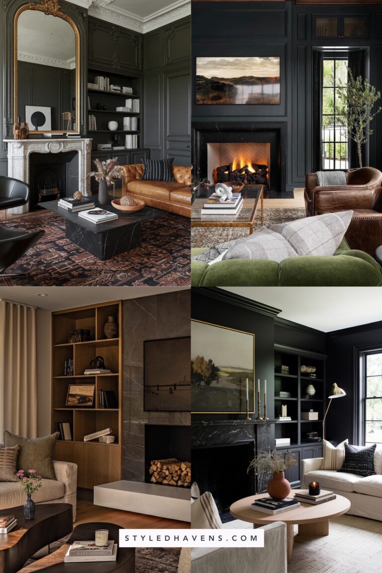 16+ Moody Living Rooms That Are Cozy & Sophisticated