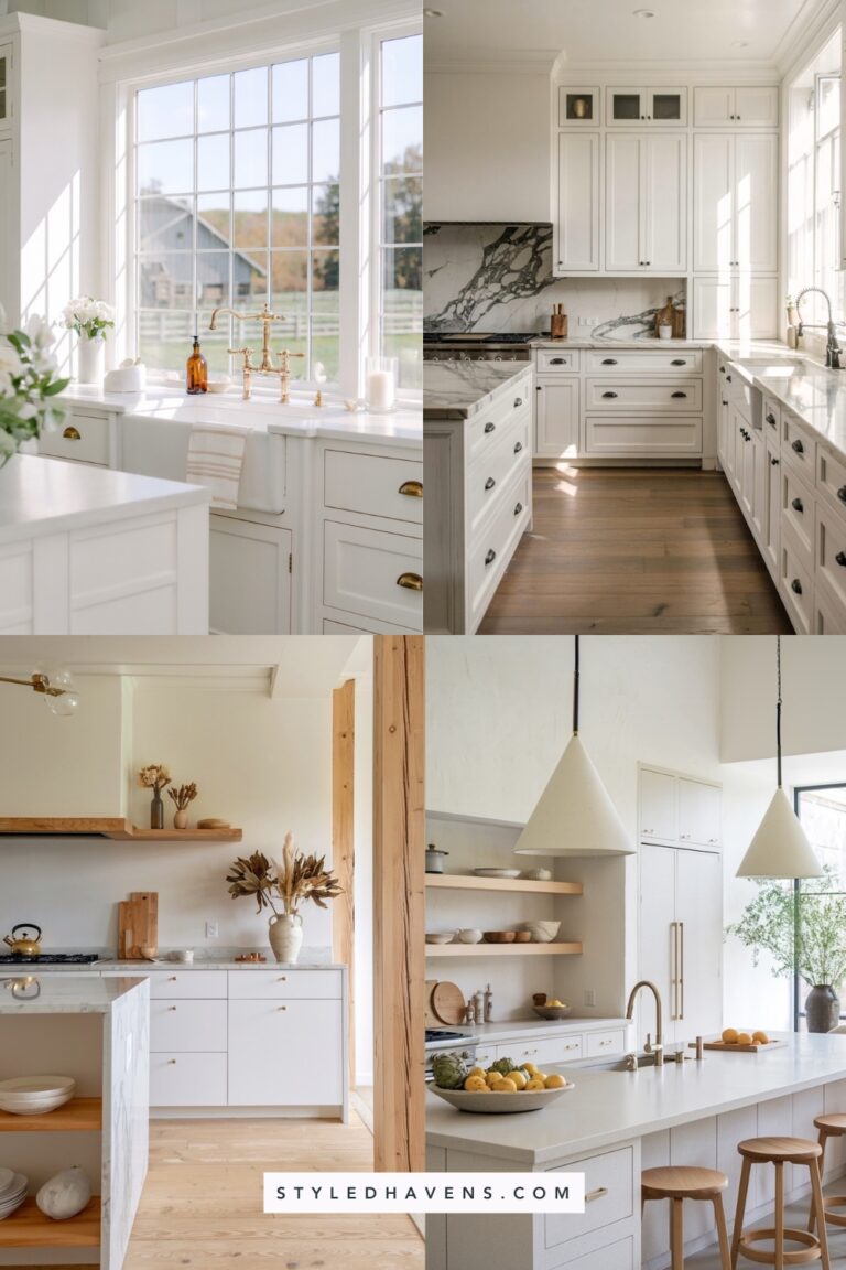 White Kitchen Inspiration: 22+ Light & Airy Spaces You'll Love