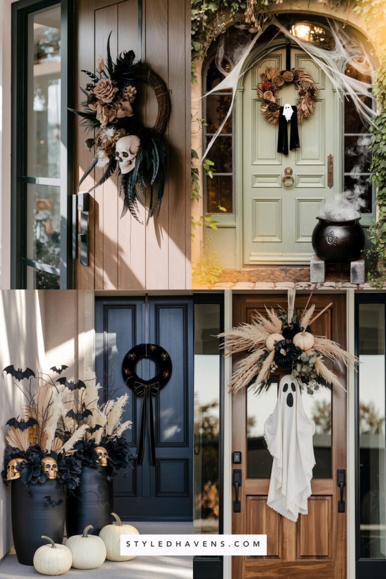18+ Spooky (& Aesthetic) Halloween Door Decorations for 2025
