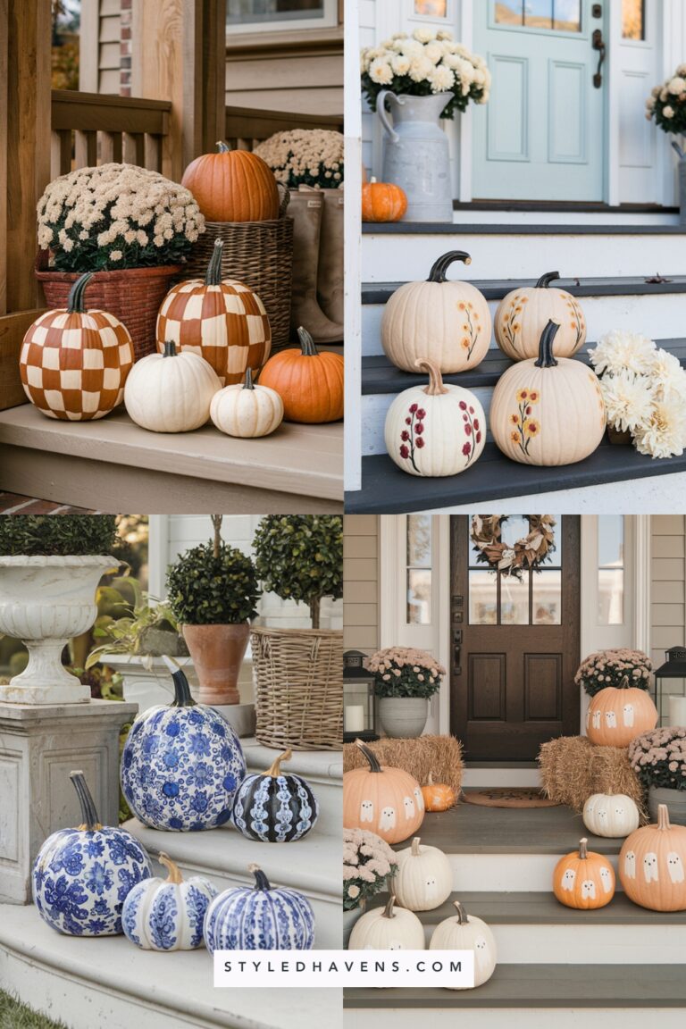 21+ Chic Pumpkin Painting Ideas For Your Home