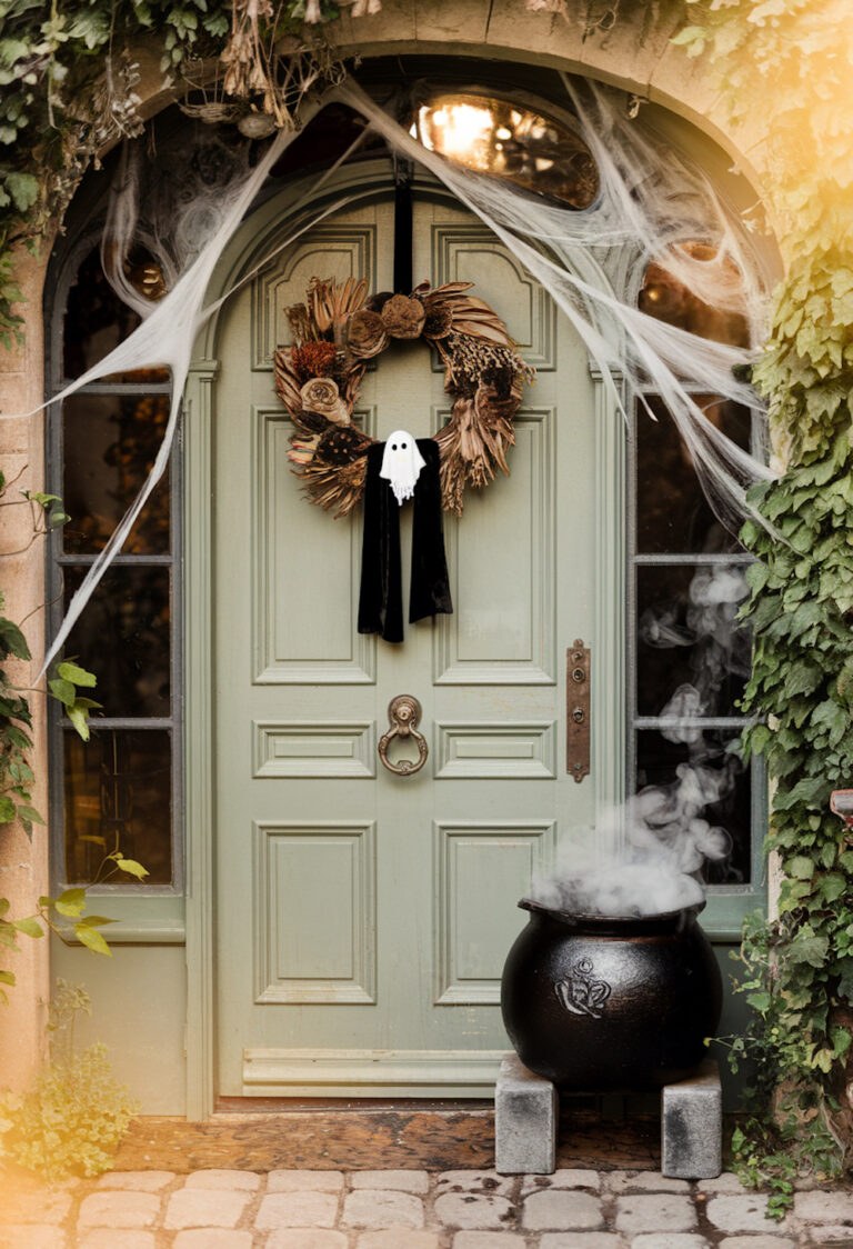 18+ Spooky (& Aesthetic) Halloween Door Decorations for 2025